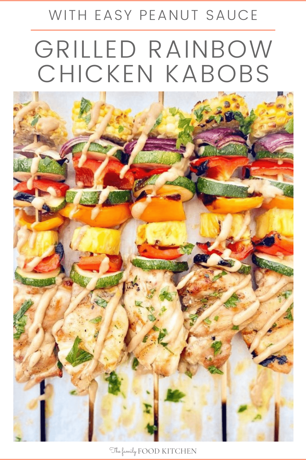 Easy Healthy Rainbow Chicken Skewers for Family Dinner - The Family ...
