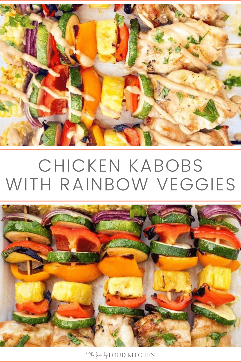 Easy Healthy Rainbow Chicken Skewers for Family Dinner - The Family ...