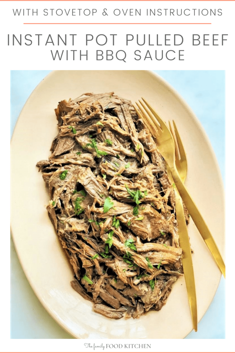 Shredded Beef Instant Pot Recipe - 5 Ingredients - The Family Food Kitchen