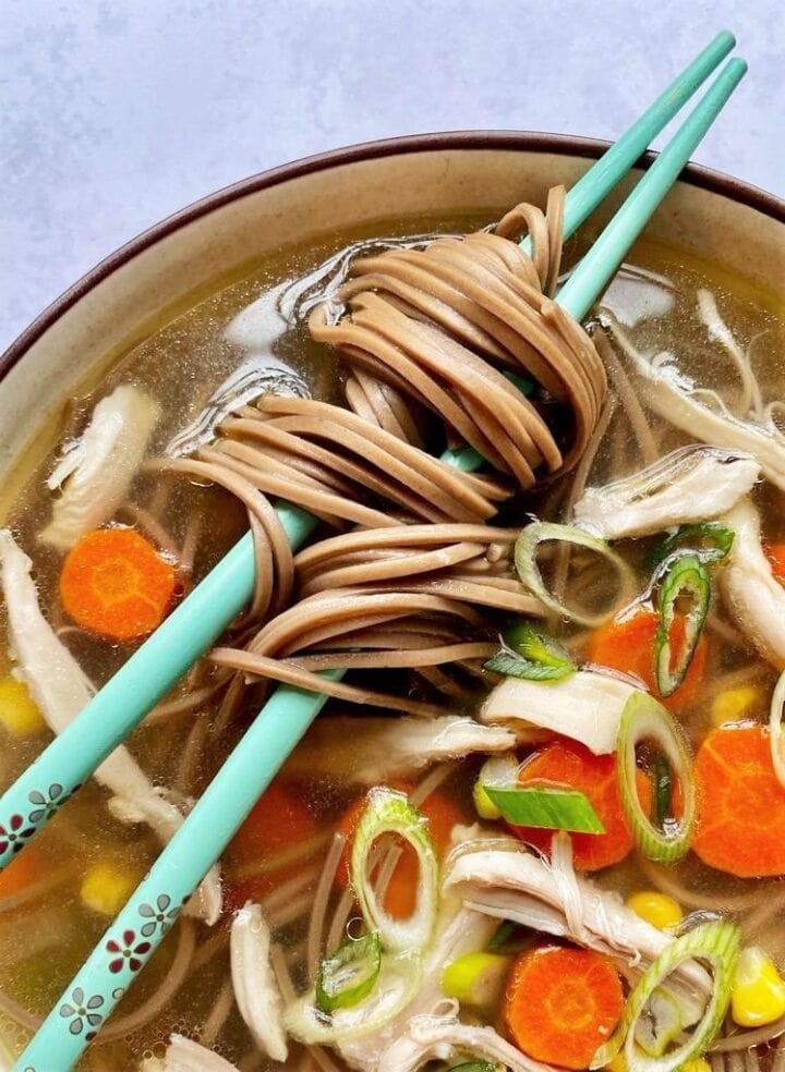 Quick Miso Ginger Chicken Broth - The Family Food Kitchen