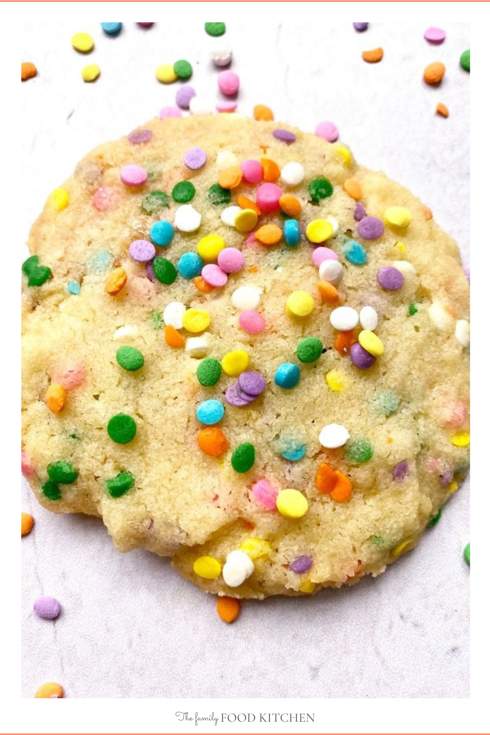 Sprinkle Sugar Cookies - No Chill Method - The Family Food Kitchen