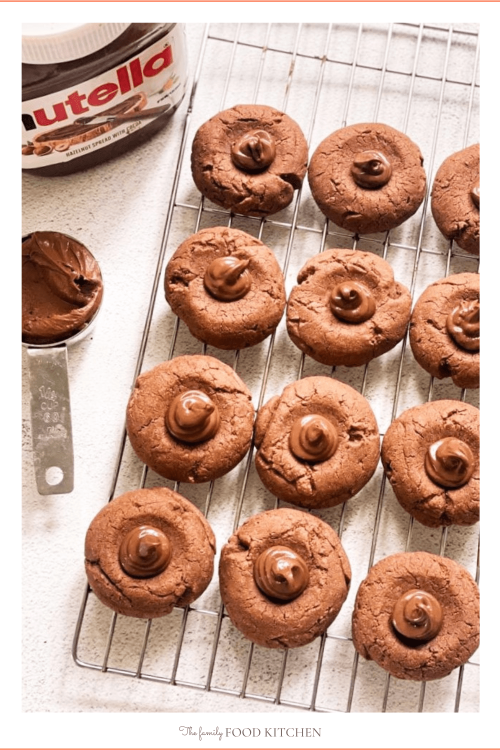 3 Ingredient Nutella Cookies - The Family Food Kitchen