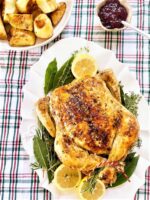 Roast Chicken for Christmas - The Family Food Kitchen