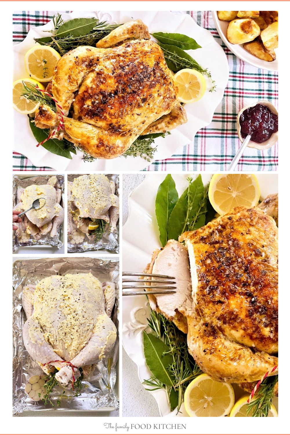 Roast Chicken for Christmas - The Family Food Kitchen