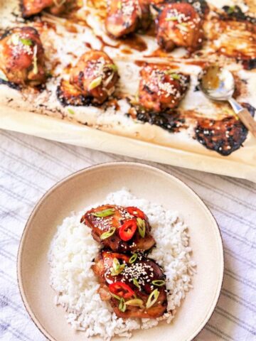 Easy Miso Chicken Thighs - The Family Food Kitchen