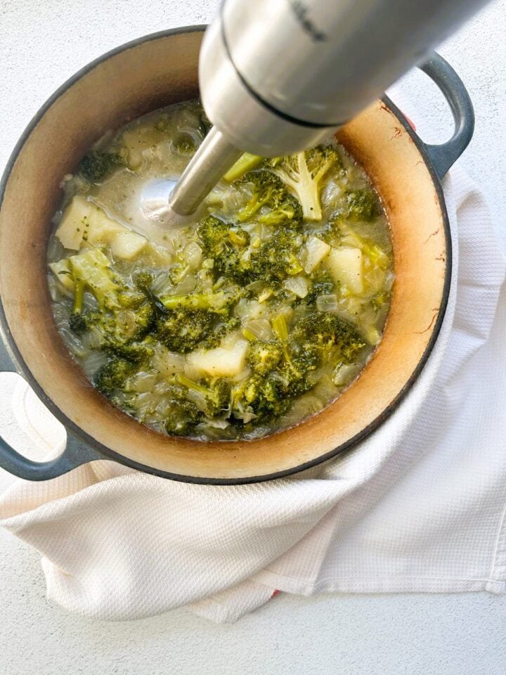 Easy Broccoli and Stilton Cheese Soup