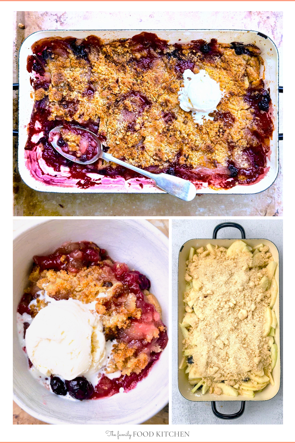 Easy Apple & Blueberry Crumble (with Frozen or Fresh Berries) - The ...