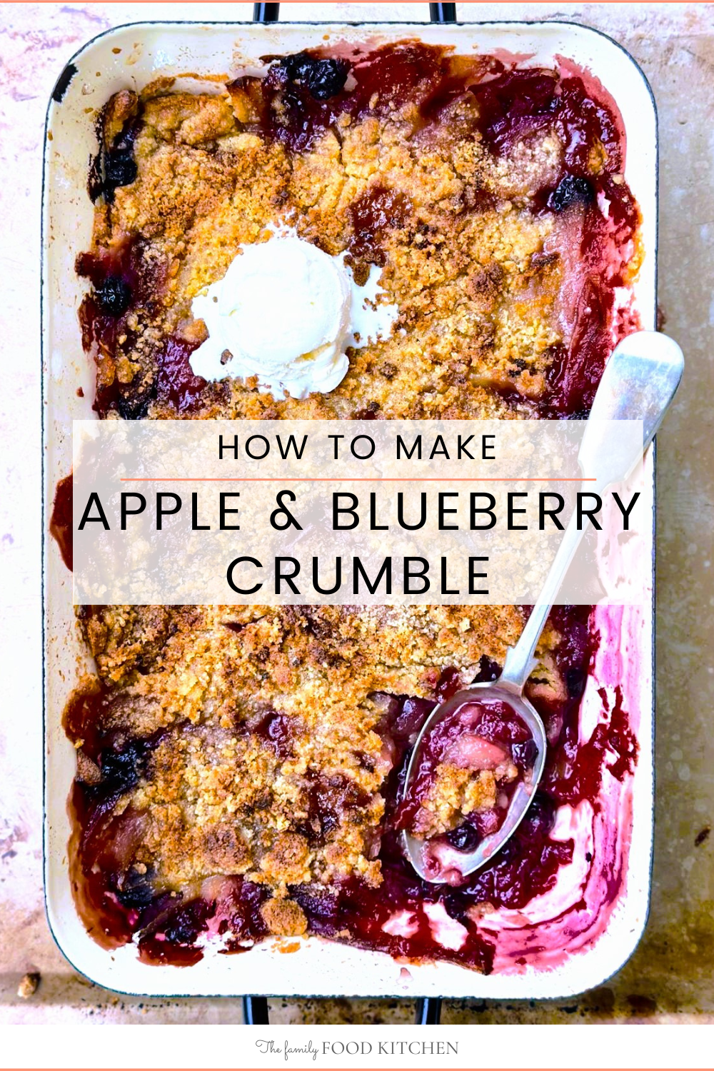 Easy Apple & Blueberry Crumble (with Frozen or Fresh Berries) - The ...