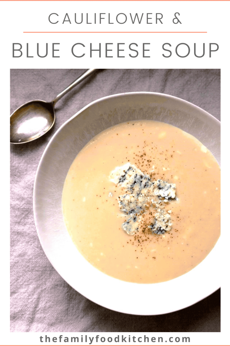 Cauliflower and Blue Cheese Soup