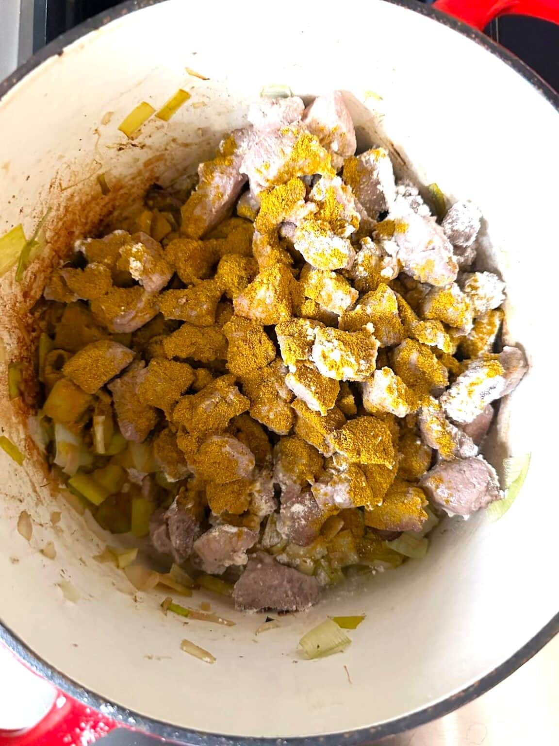 Easy Pork Curry with Mushrooms (Tomato Base) - The Family Food Kitchen