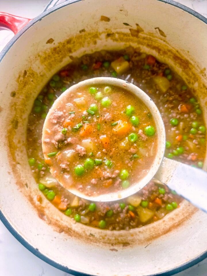 Easy Shepherd's Pie Soup (with Beef or Lamb) - The Family Food Kitchen